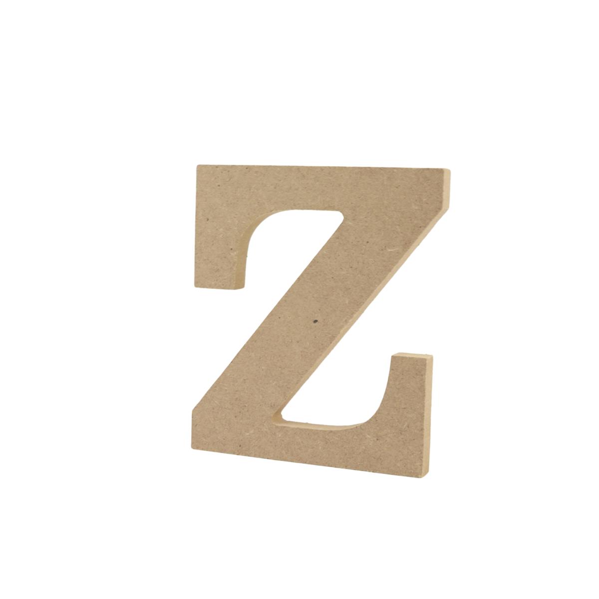 MDF Letter (1pc) - Bare Basics - Z | HobbyMaker