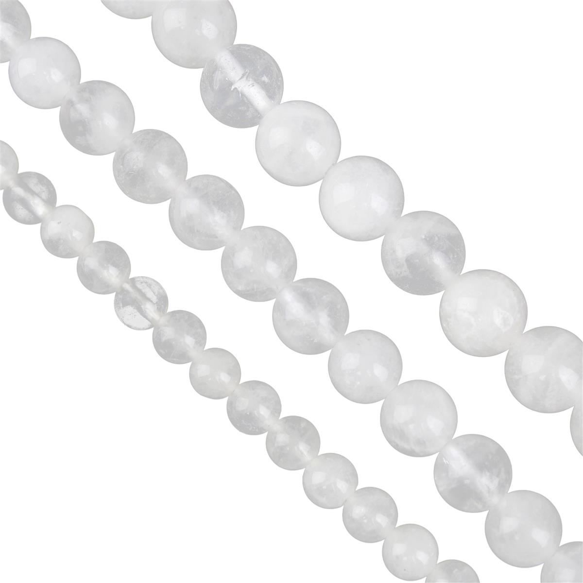 Last Chance Angolan Quartz - Angolan White Quartz Plain Rounds - 10mm ...