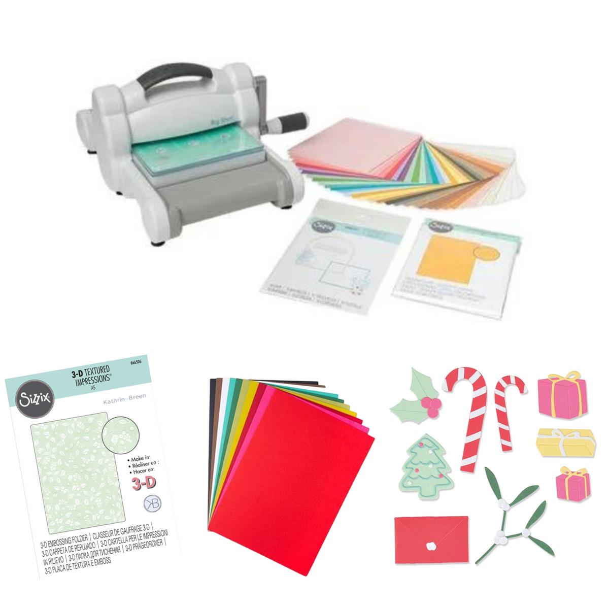 Sizzix Big Shot Starter Kit FESTIVE Bundle | HobbyMaker