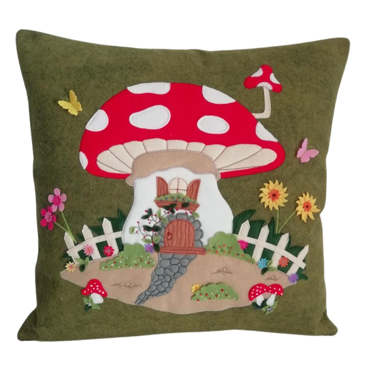 Endless Thread Design Woodland View Toadstool Cushion Applique kit ...