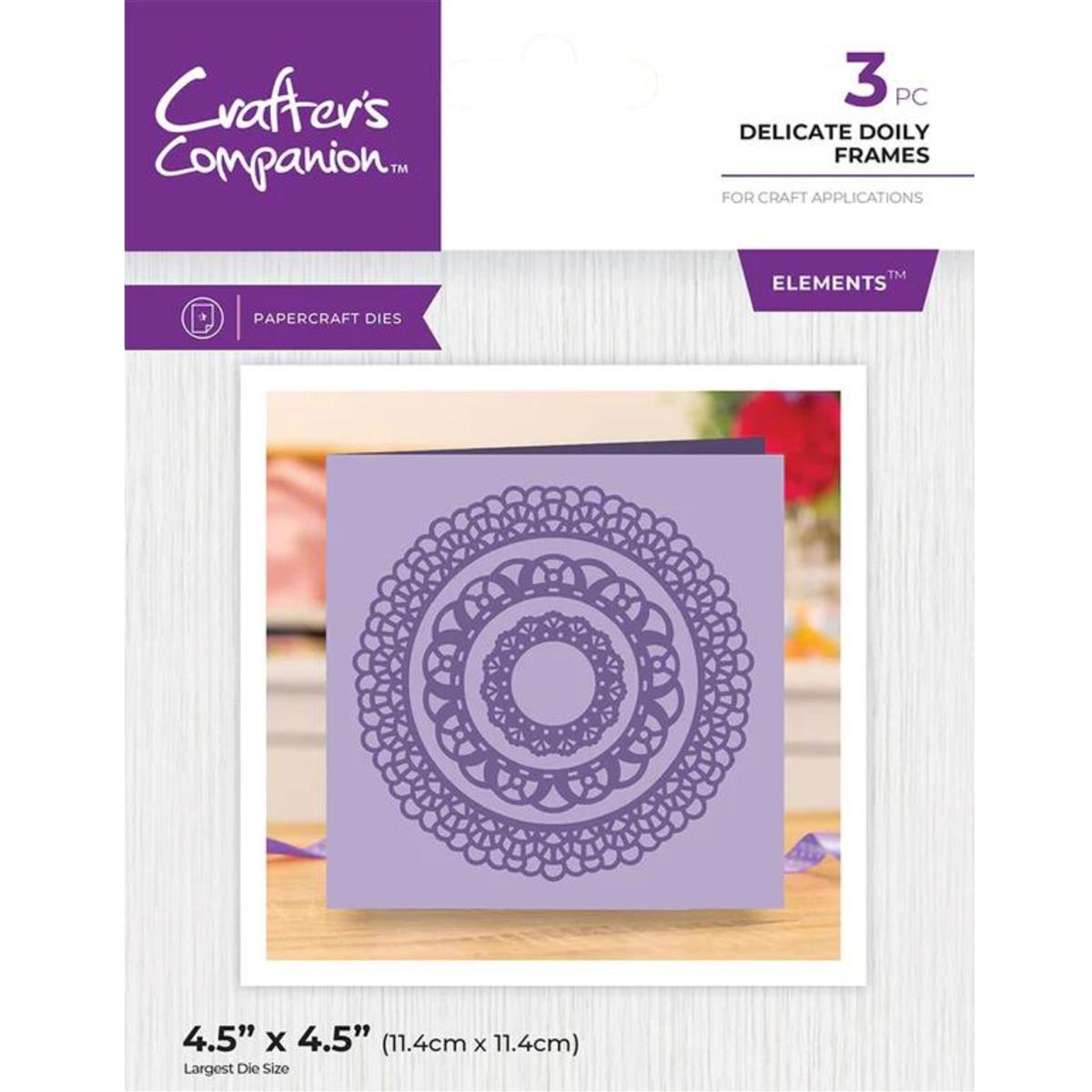 Gemini – Metal Dies – Elements – Delicate Doily Frames | HobbyMaker