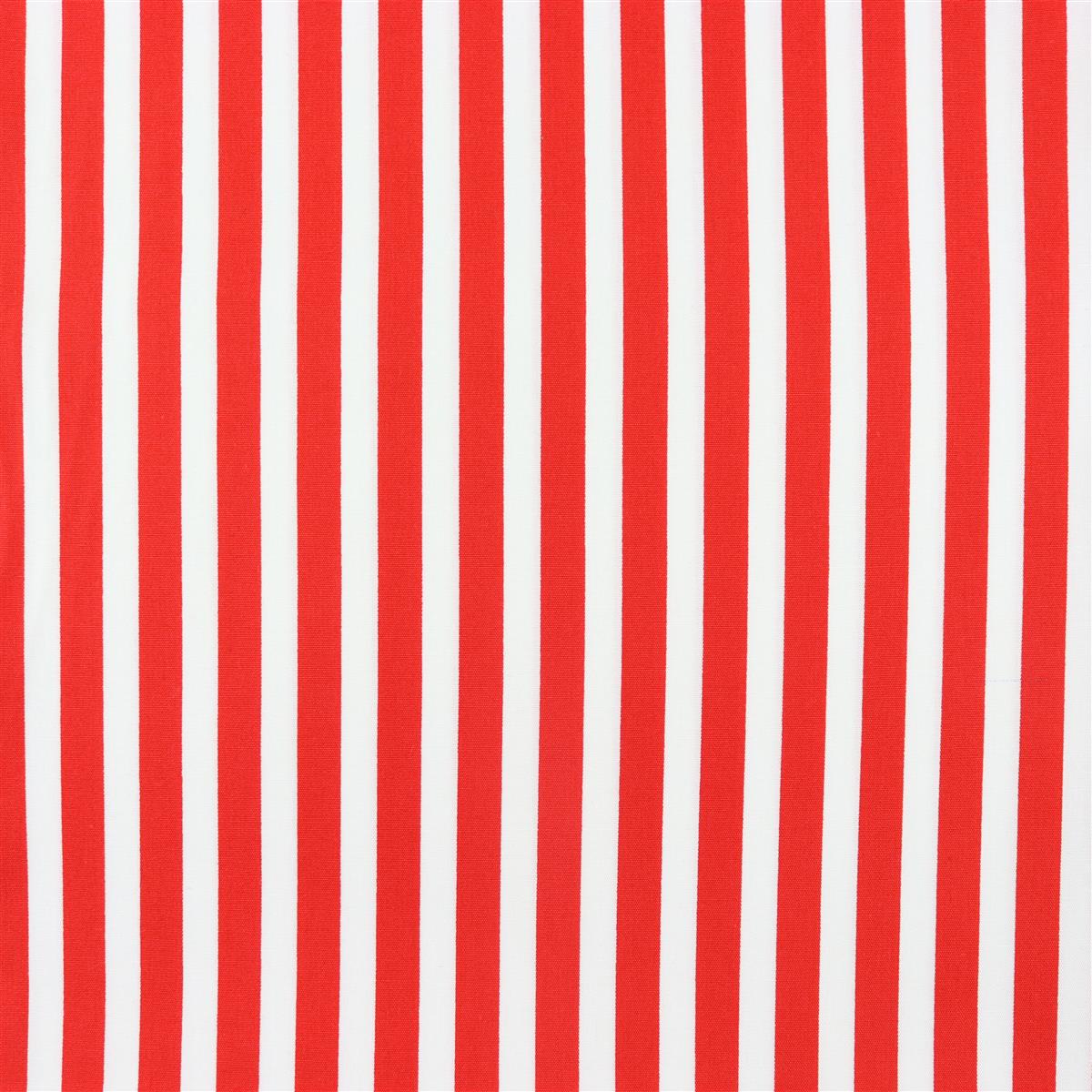 Six Penny Memories Red & White Stripe Fabric by the Metre (Cut to Order ...