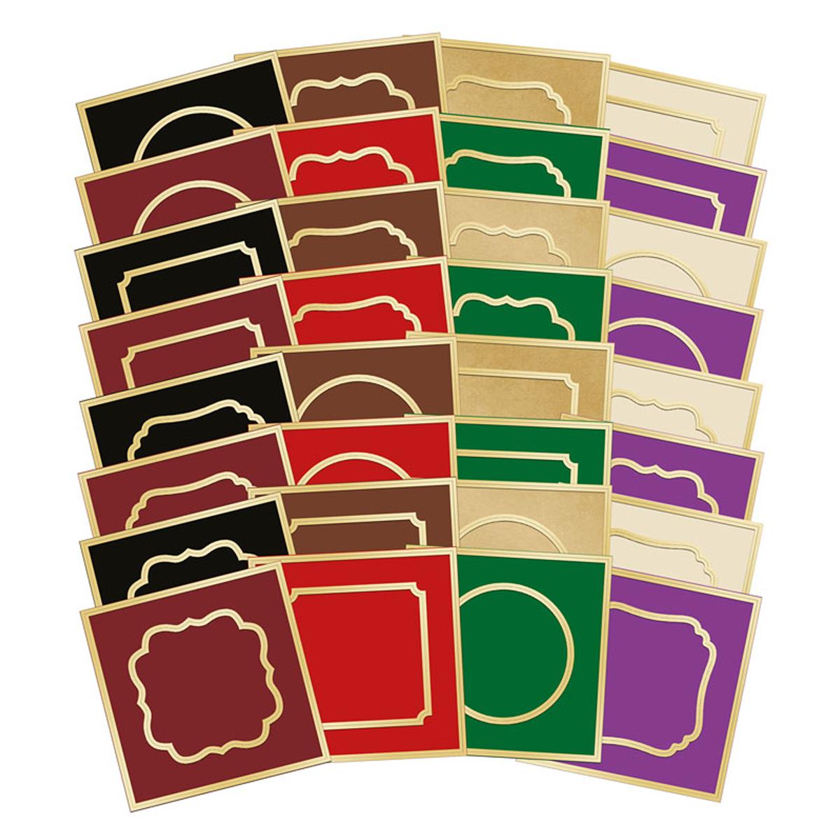 Square Pocket Pad Apertures - Festive Colourways - Rich Gold | HobbyMaker