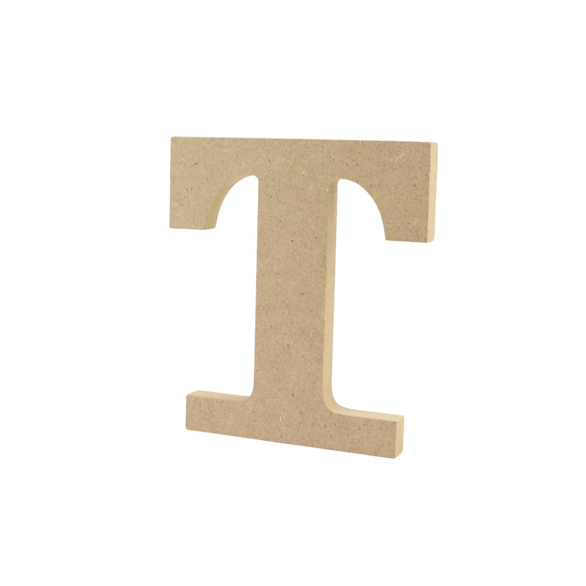 MDF Letter (1pc) - Bare Basics - T | HobbyMaker
