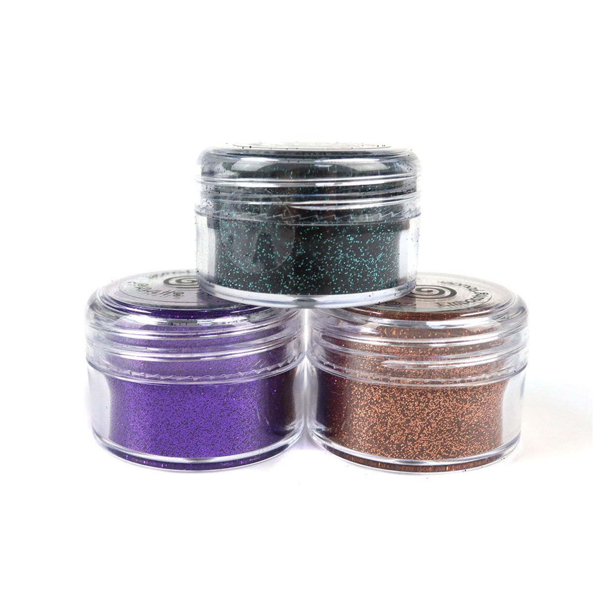 Cosmic Shimmer Brilliant Sparkle Embossing Powders - Set of 3 | HobbyMaker