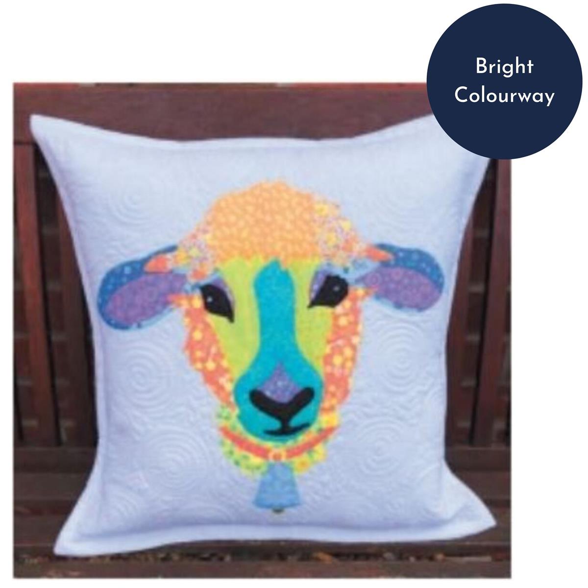 Delphine Brooks' Lamb Bright Applique Cushion Kit: Instructions, Panel ...