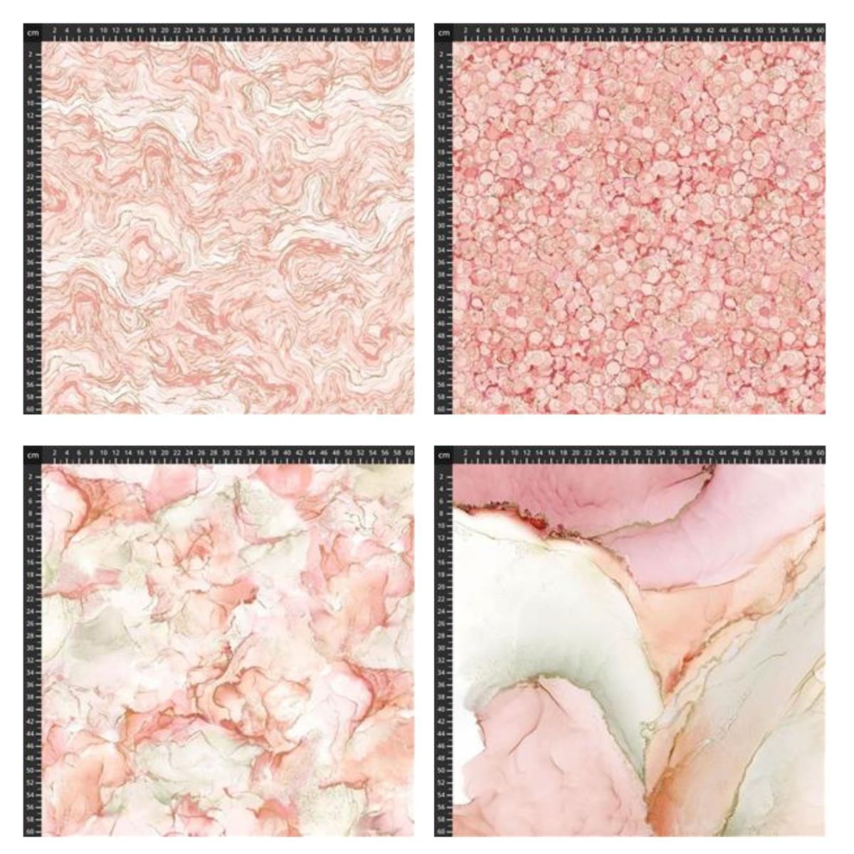 Midas Touch Collection Blush Fabric Bundle (1.5m and panel ) | SewingStreet