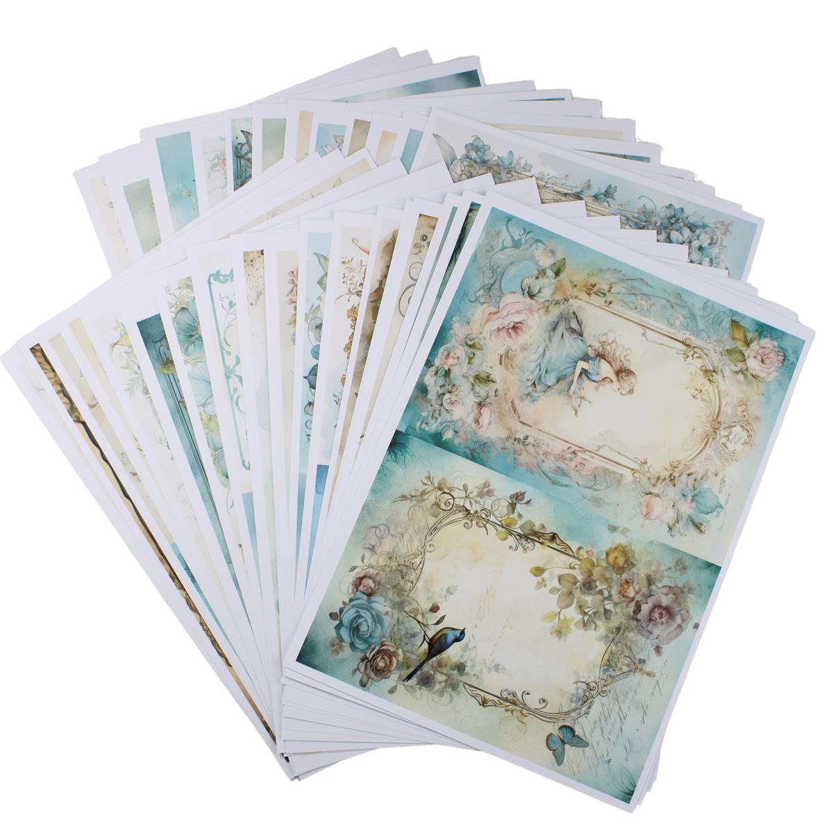 Emlems 30 x A4 Secret Garden Craft Papers 160gsm | HobbyMaker