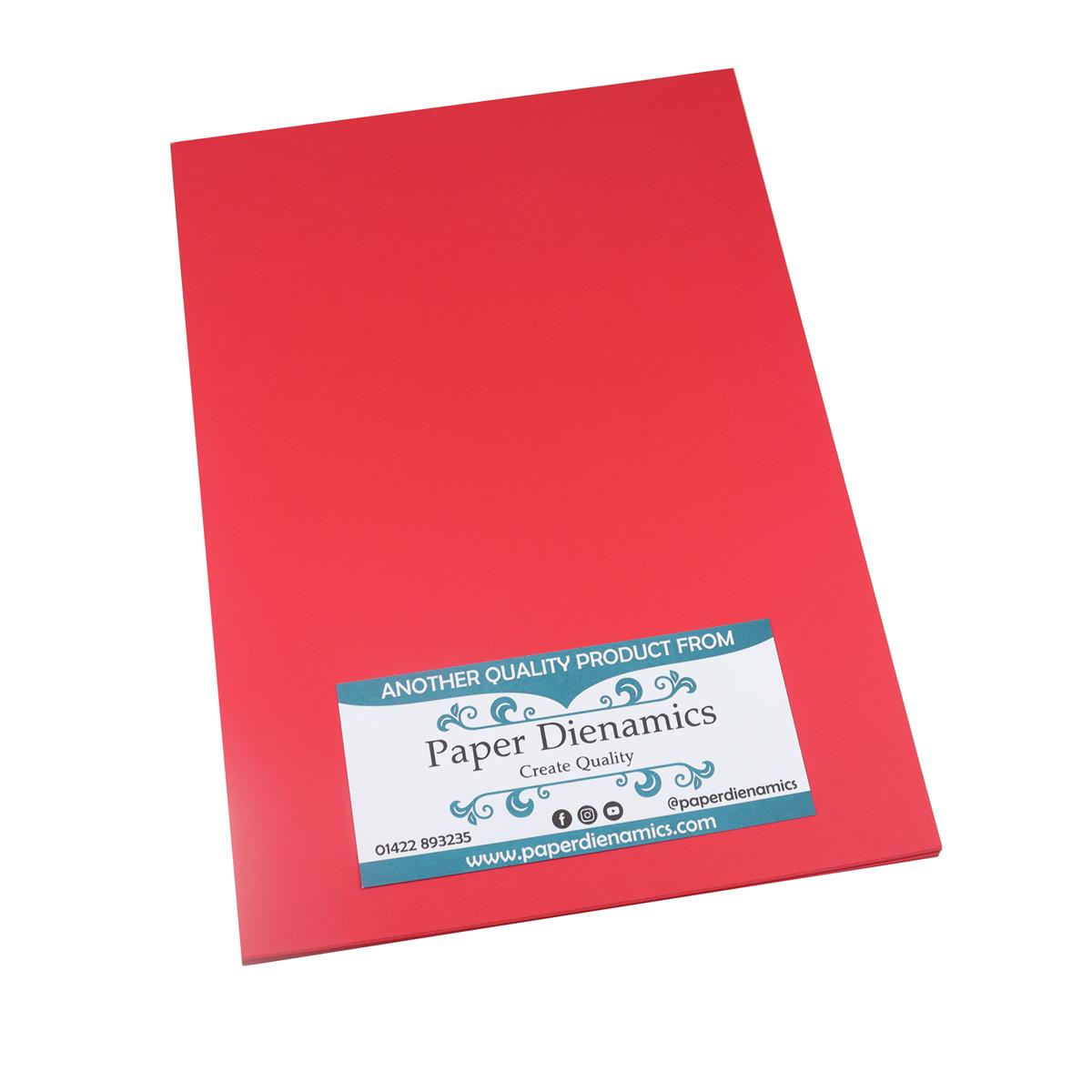 Paper Dienamics Simply Red srA3 - 25 Sheets | HobbyMaker