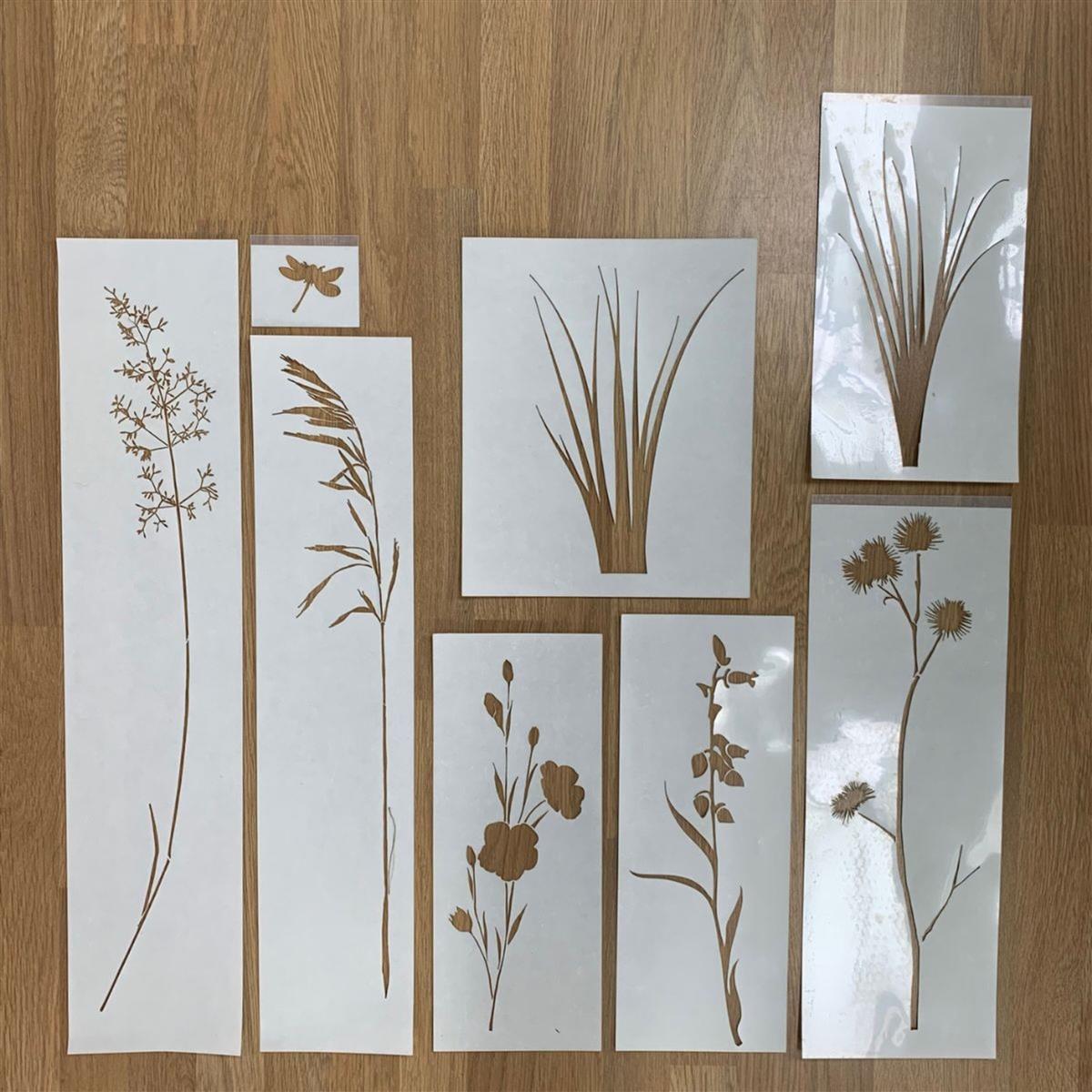 Stencil Up Large Meadow Stencil Set | HobbyMaker