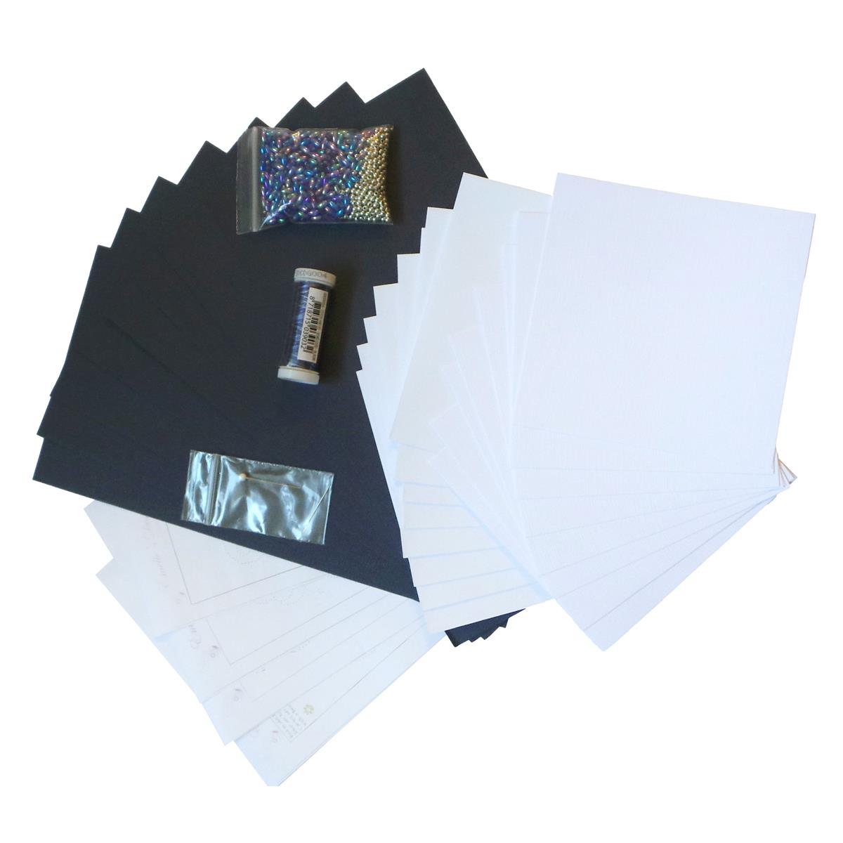 Variegated Mandalas Paper Embroidery Kit | HobbyMaker