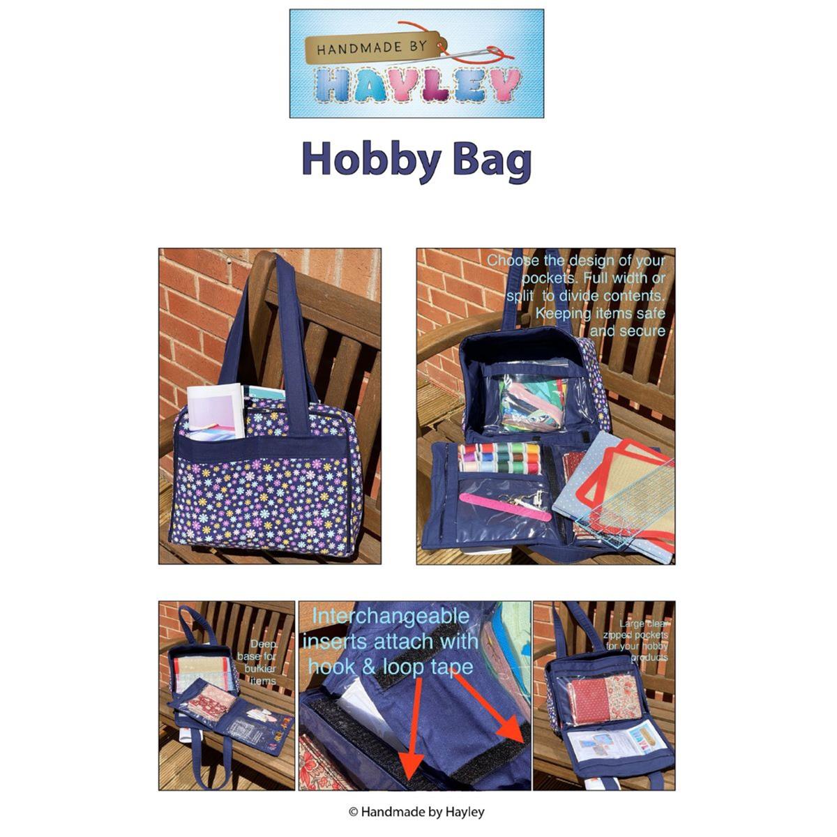 Handmade by Hayley Hobby Bag Pattern (includes 13x templates ...