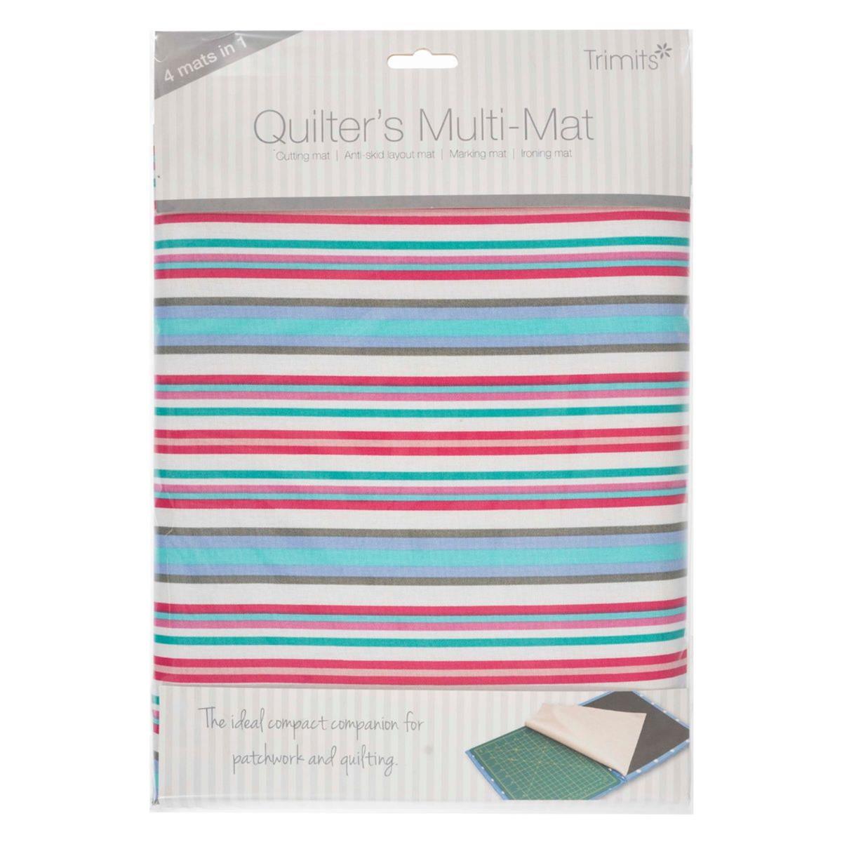 Quilter's Ironing & Cutting Multi-Mat Stripes A4 30 x 24cm | SewingStreet