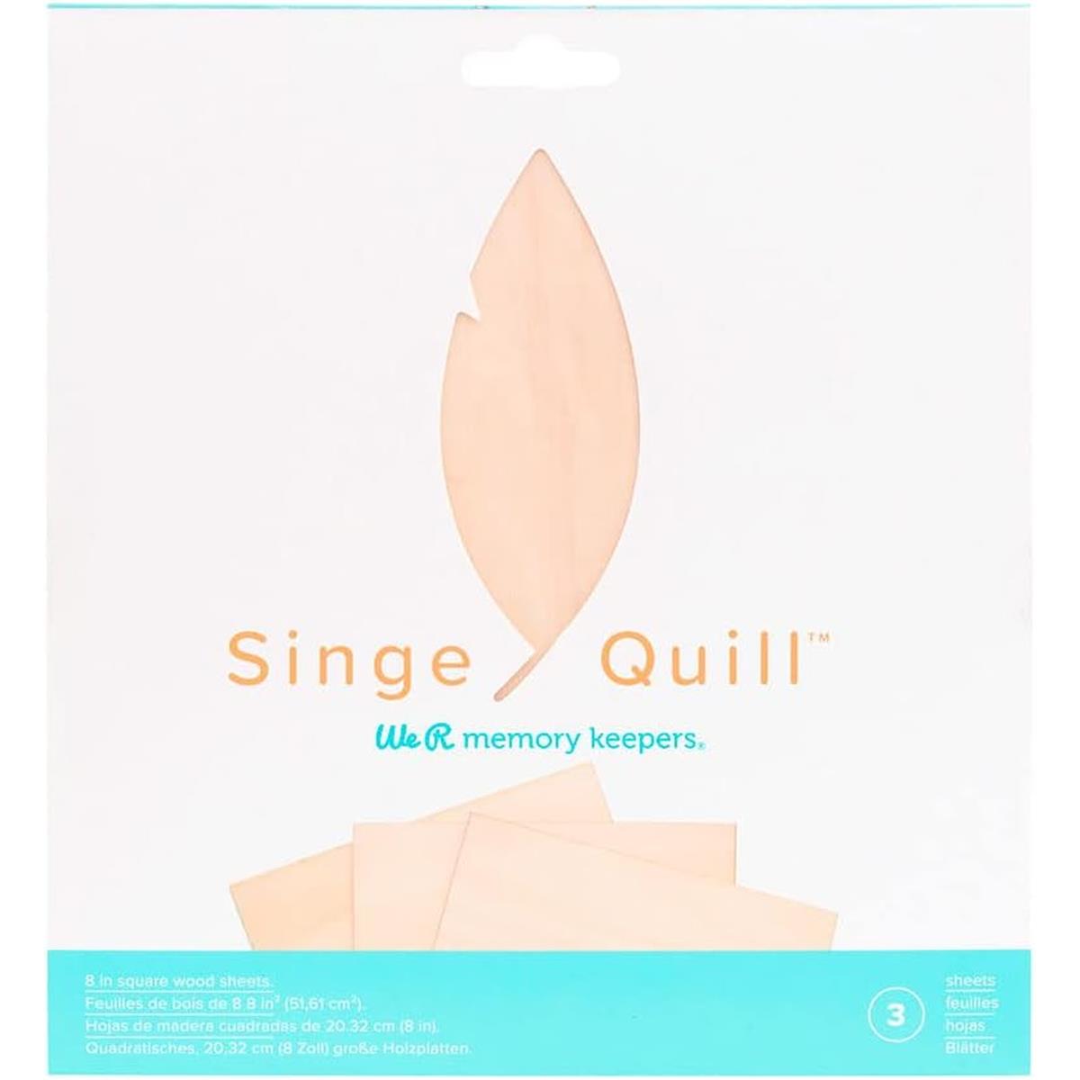 We R Makers Singe Quill Wood Sheets 3pk | HobbyMaker