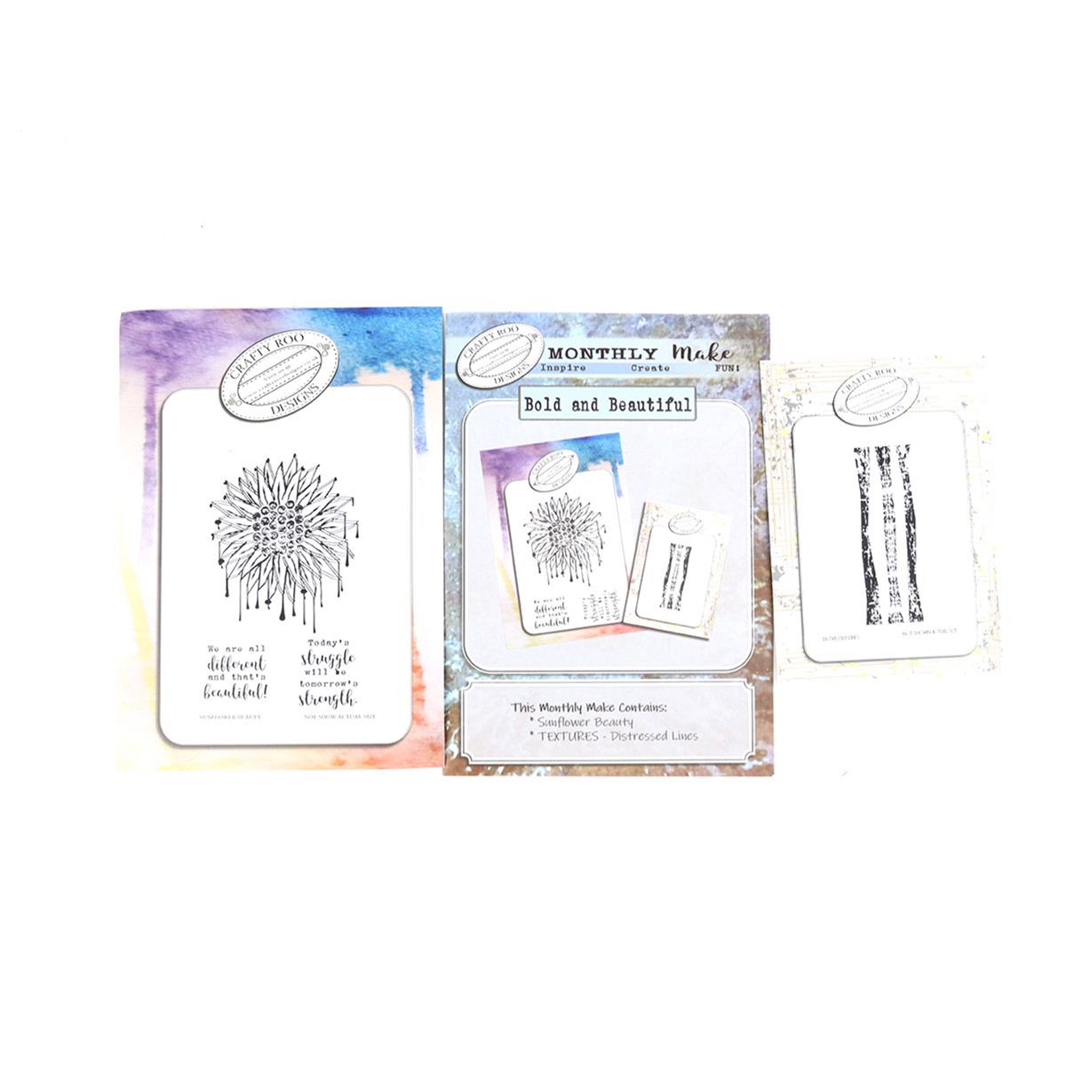 Crafty Roo Designs Sunflower Doodles Monthly Make | HobbyMaker