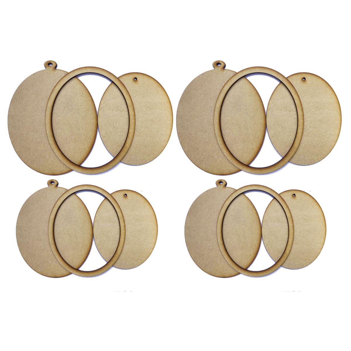 Oval Hoop MDF Frame Collection | HobbyMaker