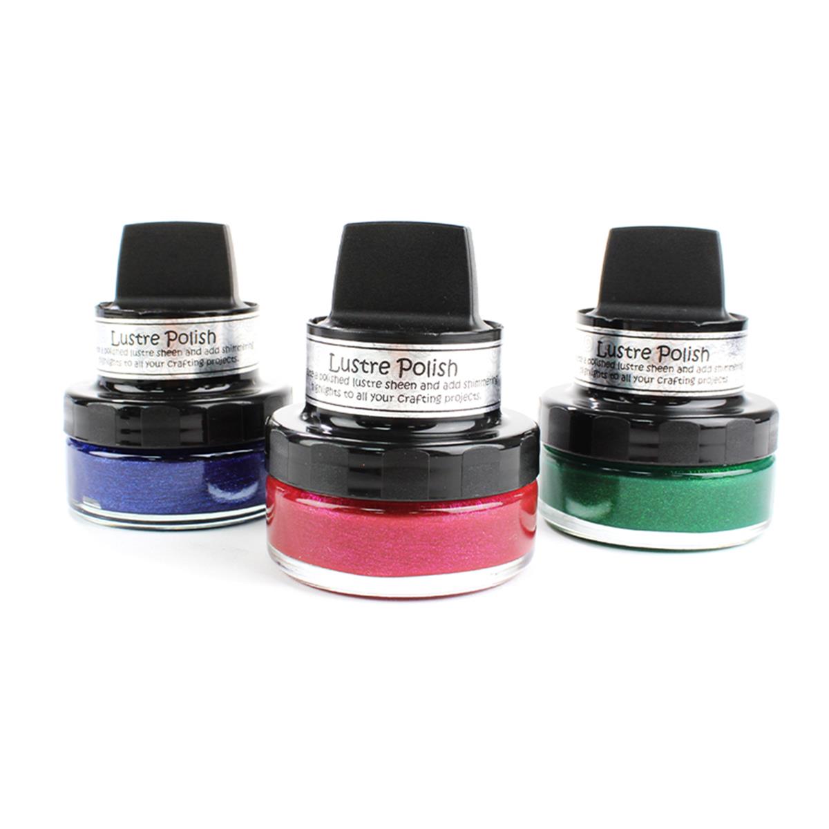 Cosmic Shimmer Lustre Polish - Set of 3 | HobbyMaker