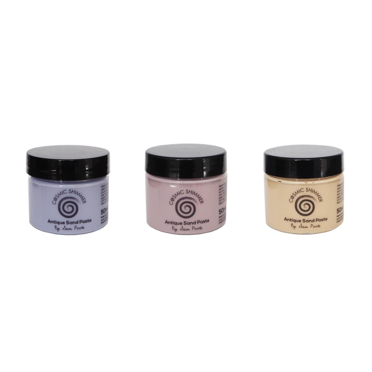 Cosmic Shimmer Antique Sand Paste - Set of 3 | HobbyMaker