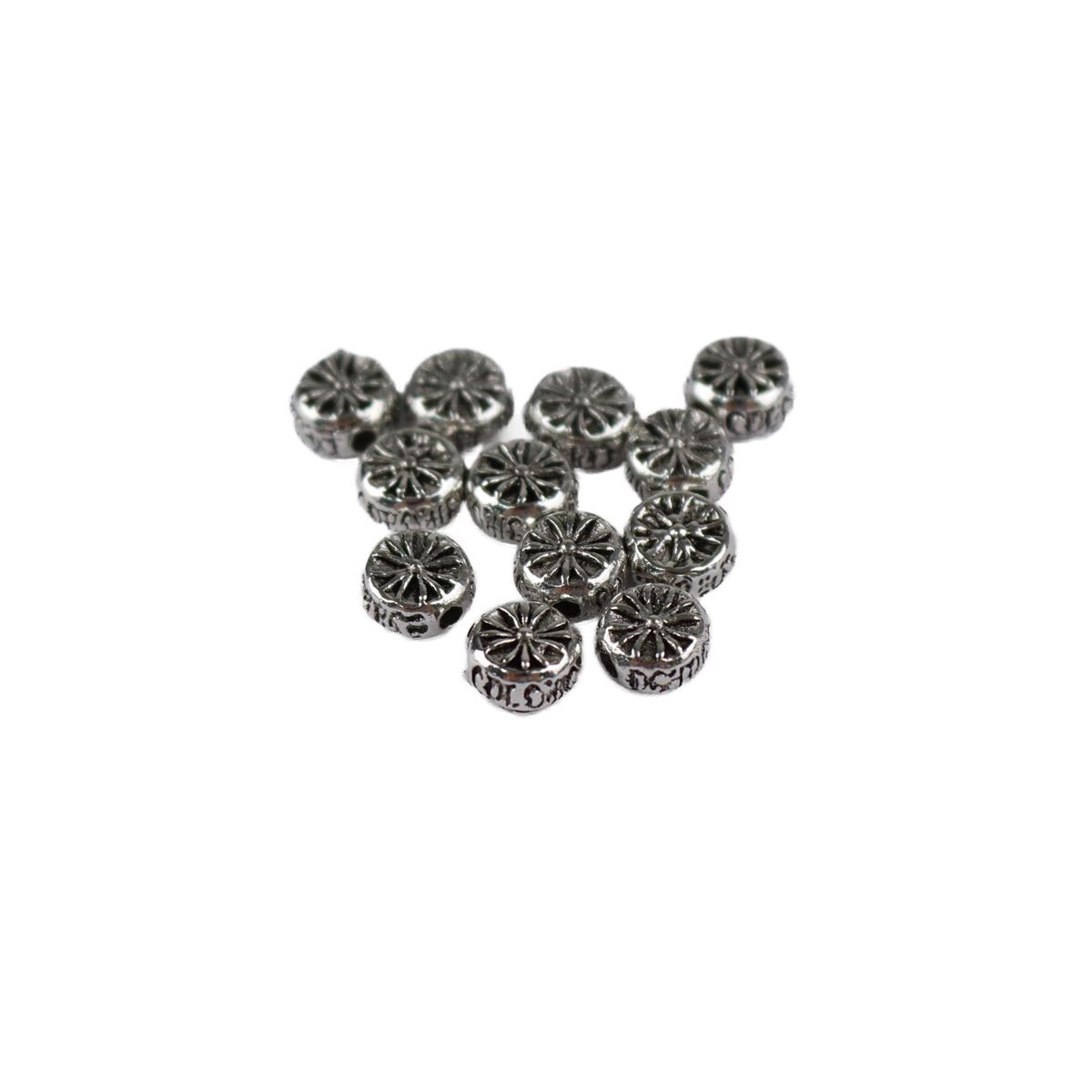 925 Sterling Silver Flower Spacer Beads, Approx 4.5x2.5mm, 12pcs ...