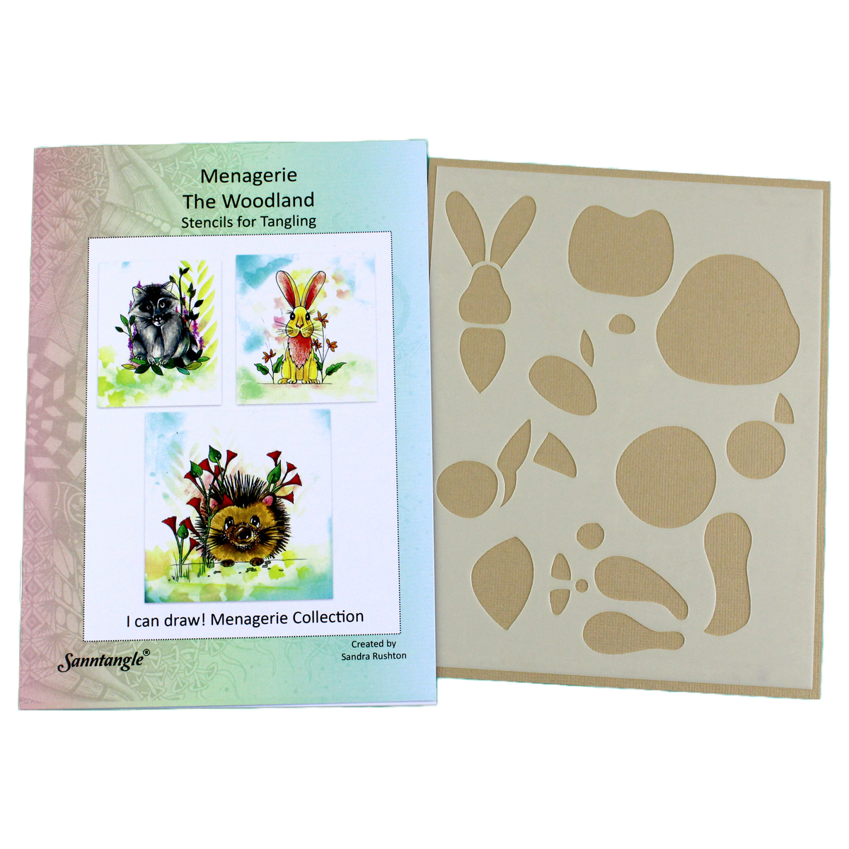 Sanntangle - Menagerie Woodland Stencil | HobbyMaker