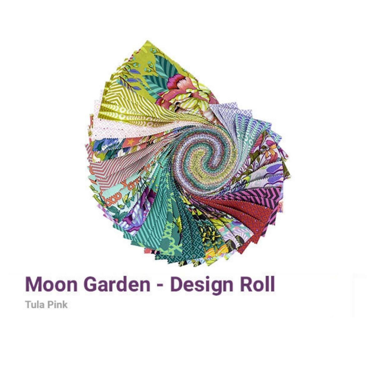 Tula Pink Moon Garden Design Roll Pack Of 40 Pieces | SewingStreet