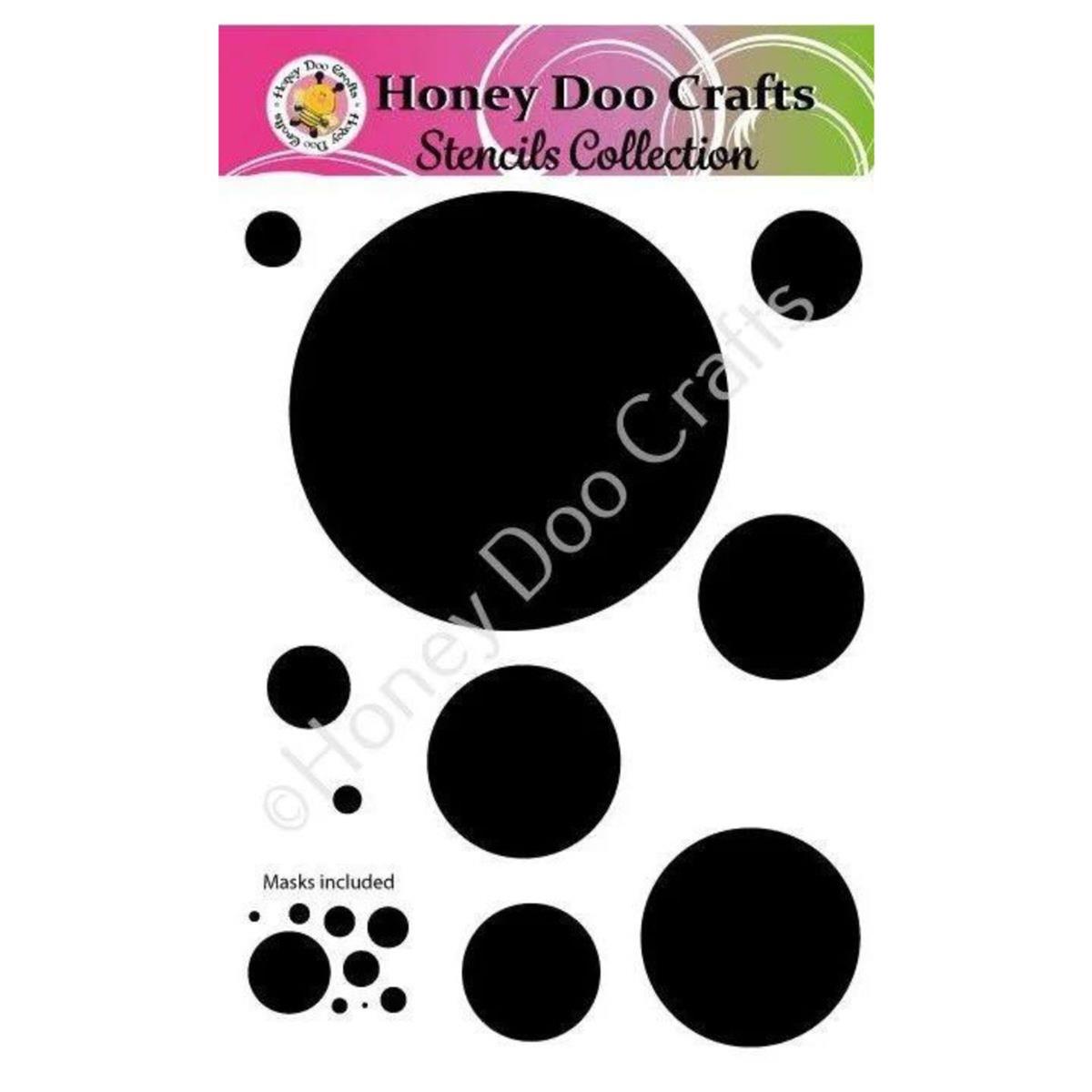 DUPLICATE DO NOT USE Honey Doo Crafts Circles Stencils and Masks | HobbyMaker