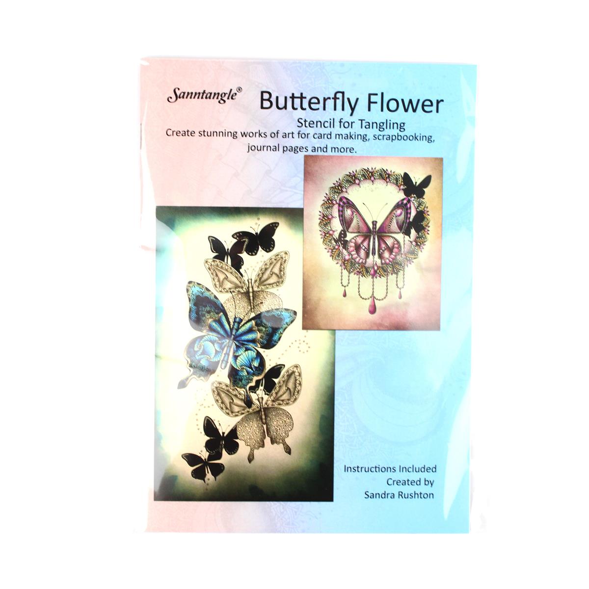 Sanntangle Butterfly Stencils | HobbyMaker