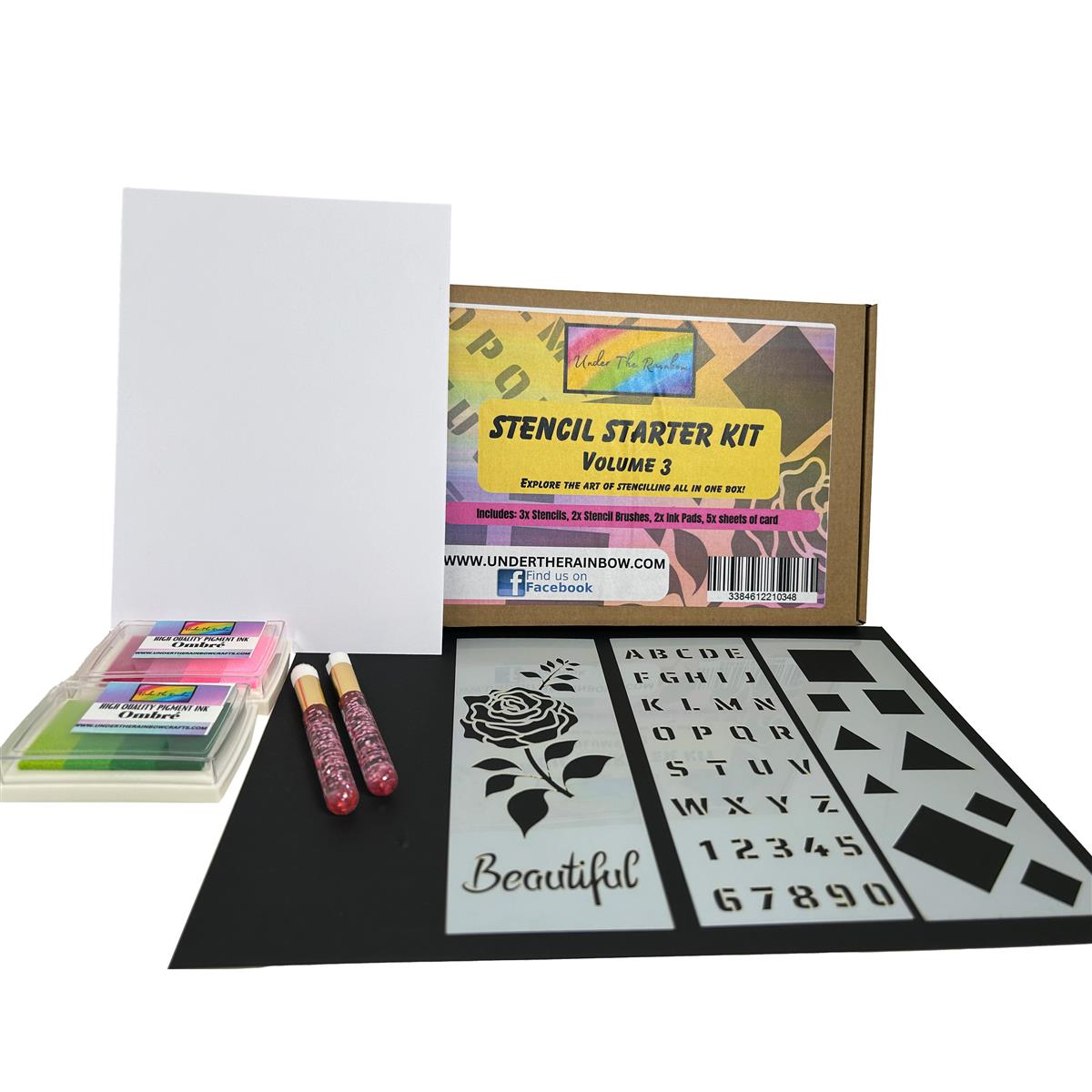 Under The Rainbow Stencil Starter Kit Volume 3 | HobbyMaker