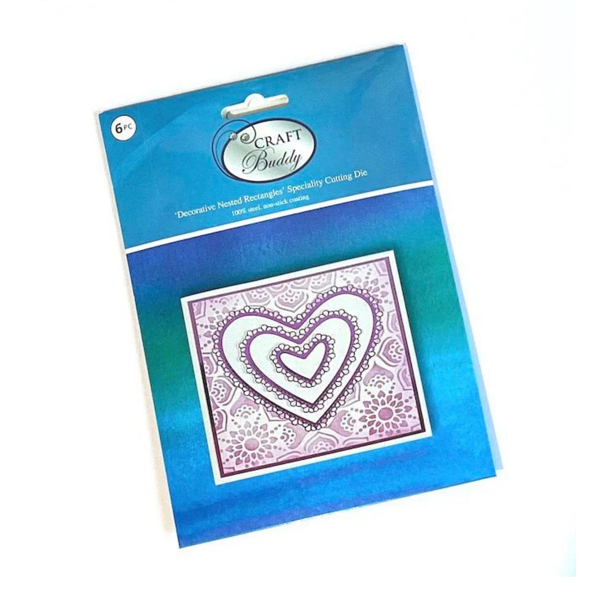 Craft Buddy - Decorative Nested Hearts Die set | HobbyMaker