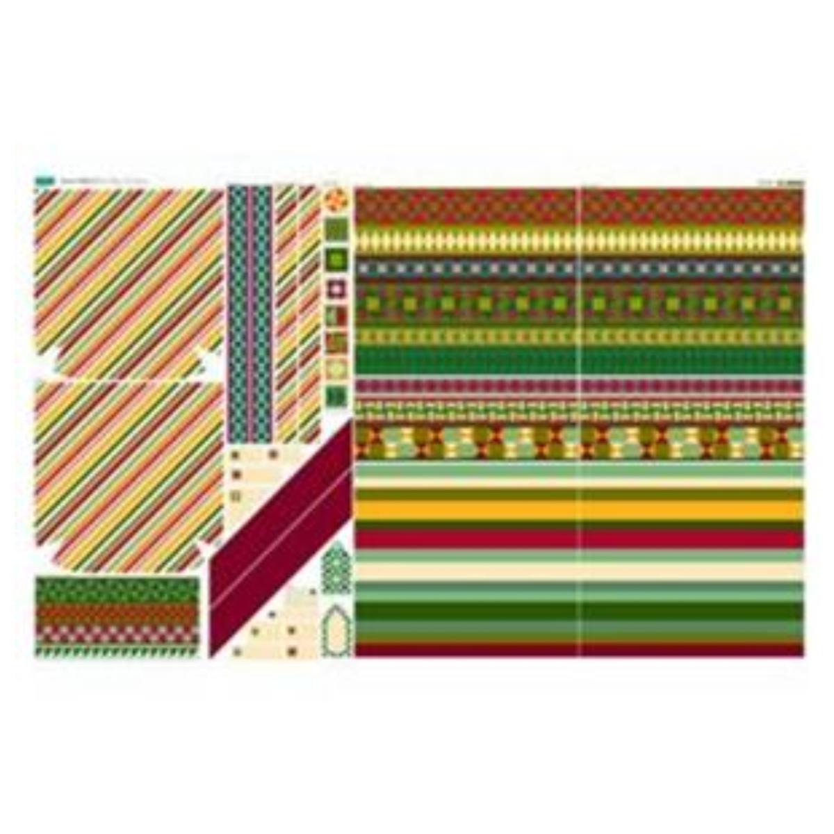 Stuart Hillard Christmas Patchwork Day Bag Fabric Panel & Instructions ...