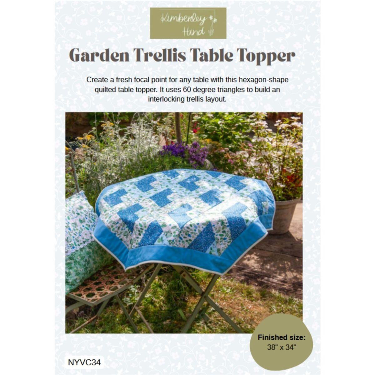 Debbie Shore Garden Trellis Table Topper Instructions | SewingStreet