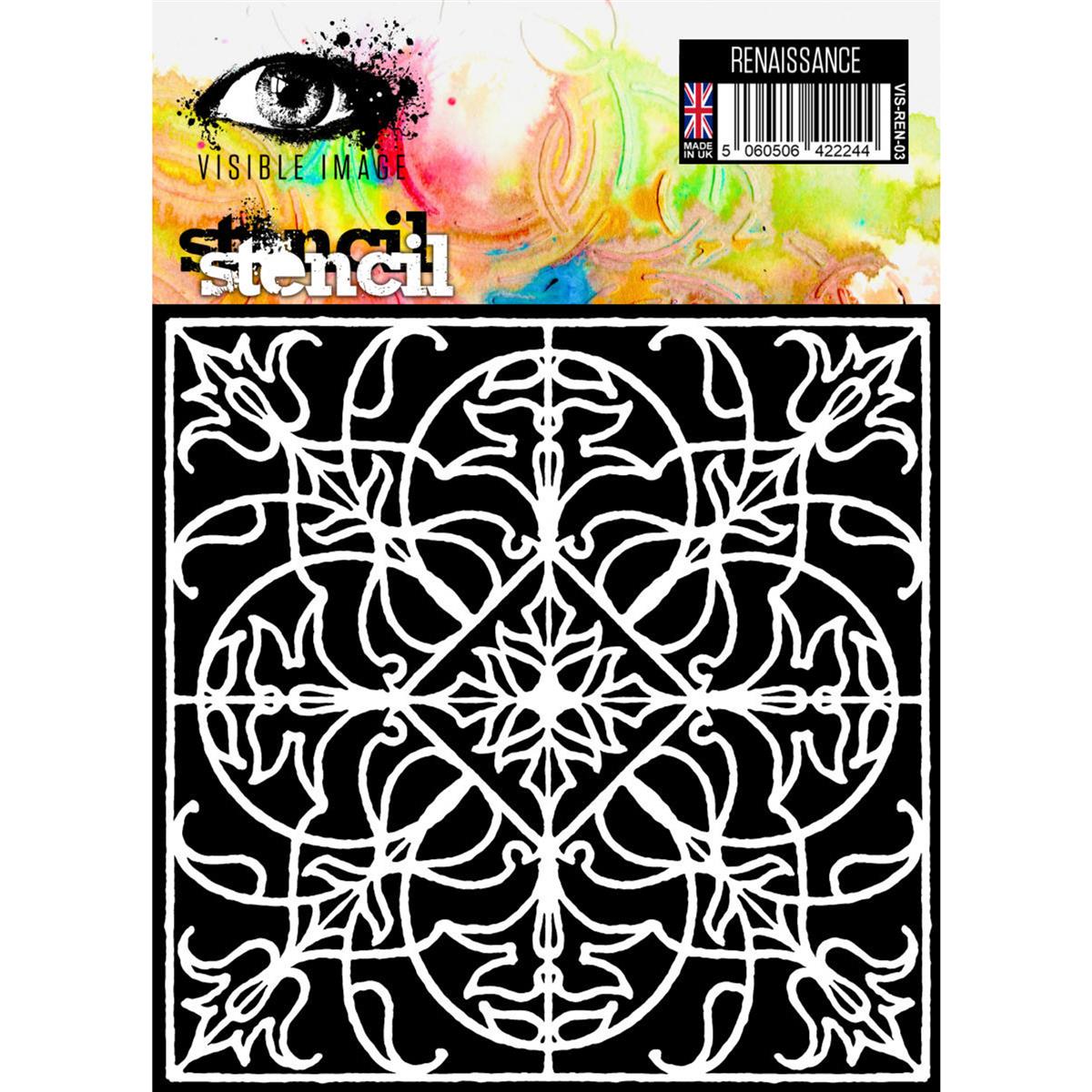 Visible Image Renaissance Stencil | HobbyMaker
