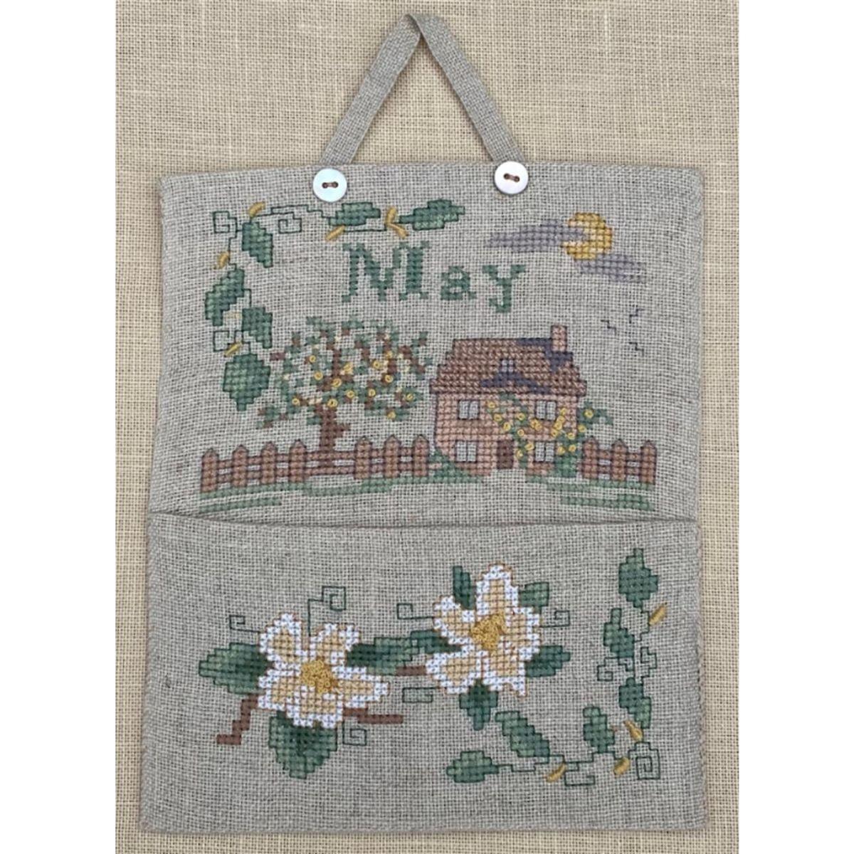 Cross Stitch Guild May Calendar Posey Pocket | SewingStreet