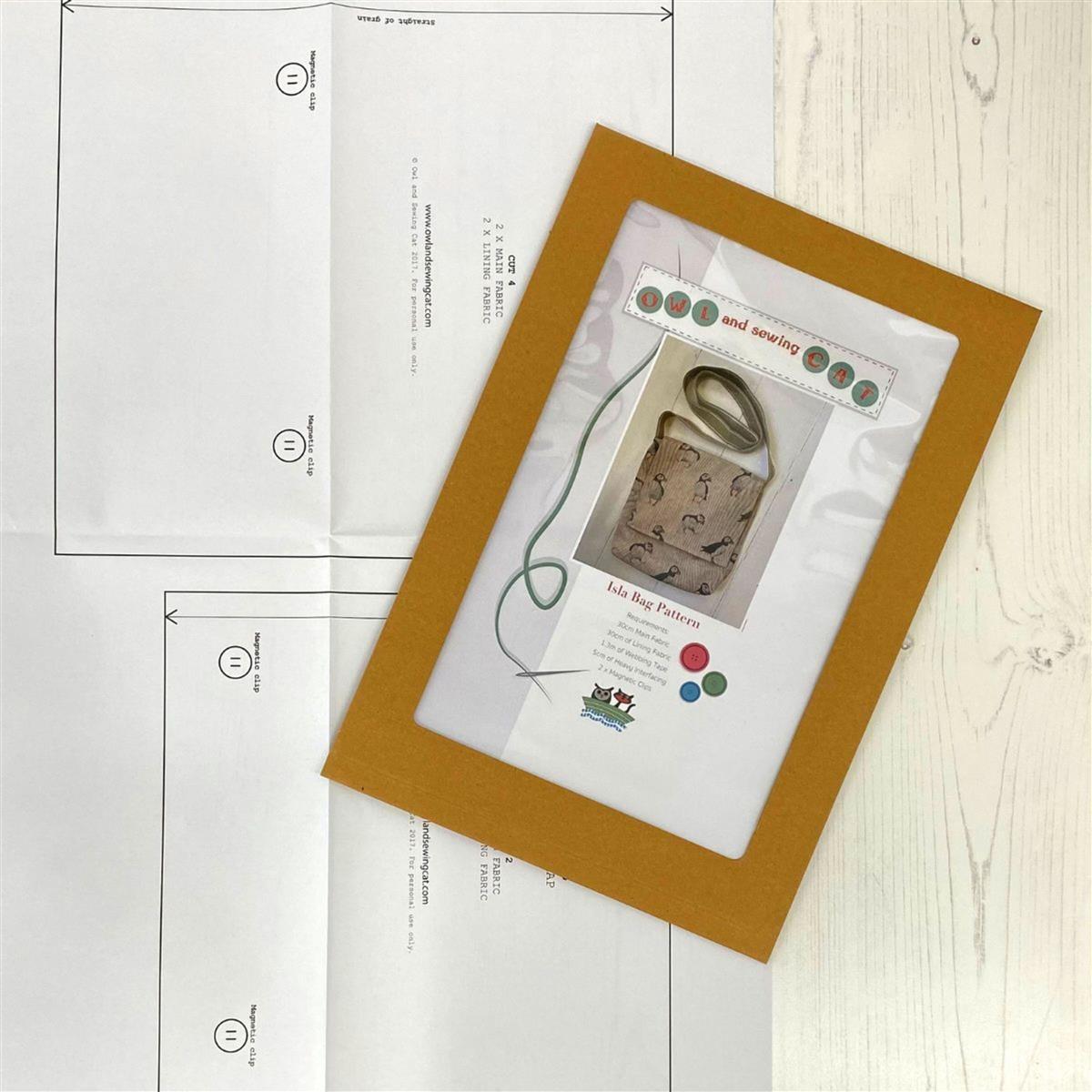 Owl & Sewing Cat Isla Bag Instructions | SewingStreet