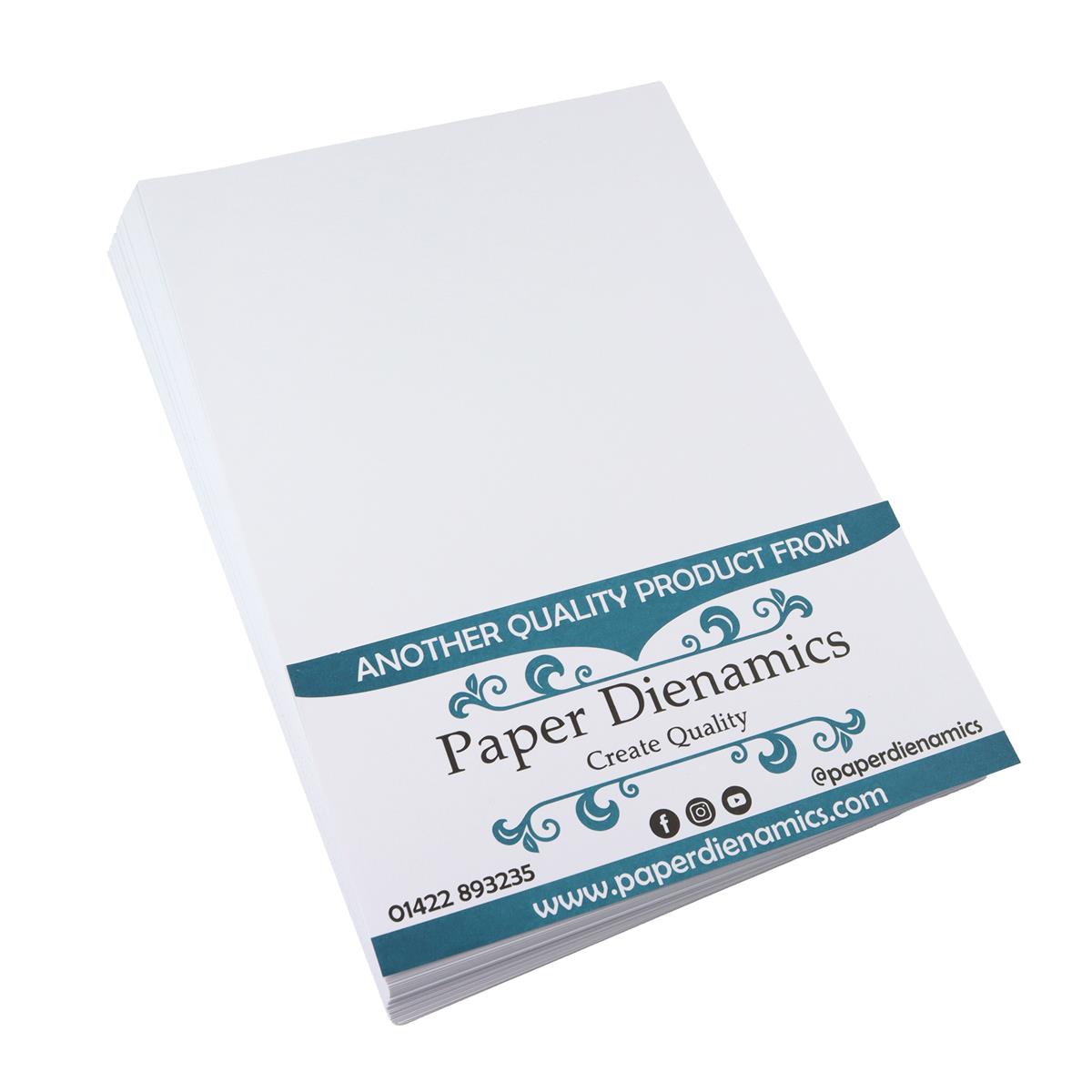 Paper Dienamics A4 Pure Extra White uncoated card 350gsm - 50 sheets ...