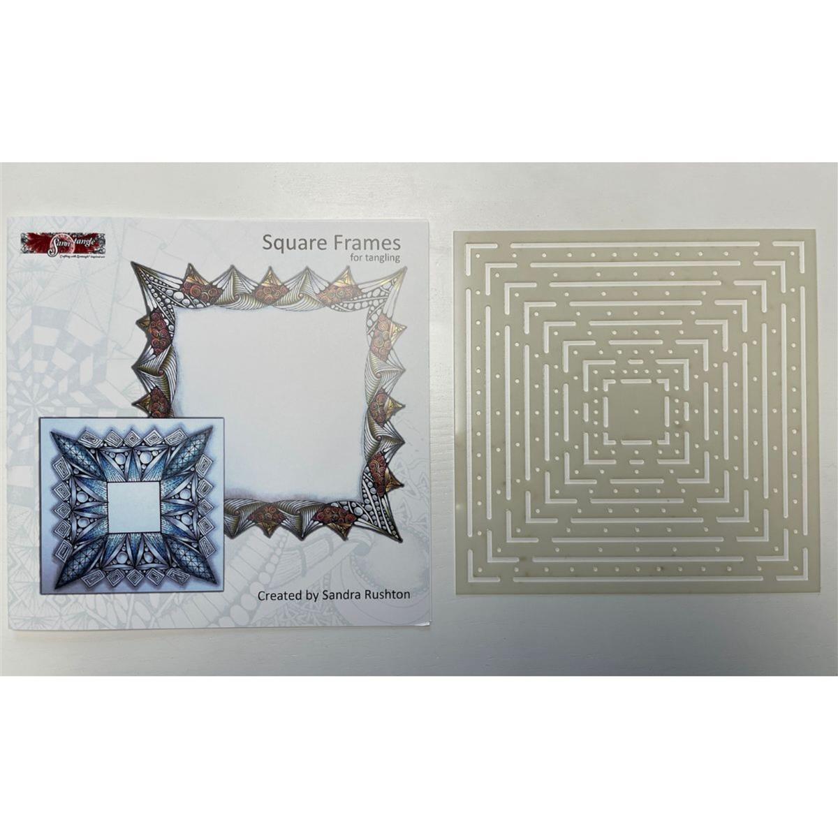 Sanntangle Square Frame Stencil DO NOT USE | SewingStreet