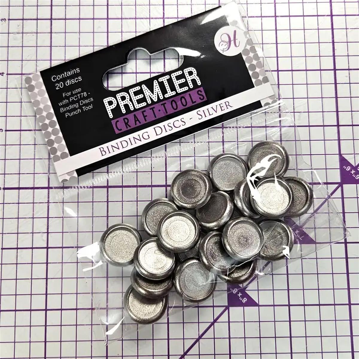Premier Craft Tools - Binding Discs - Silver | HobbyMaker