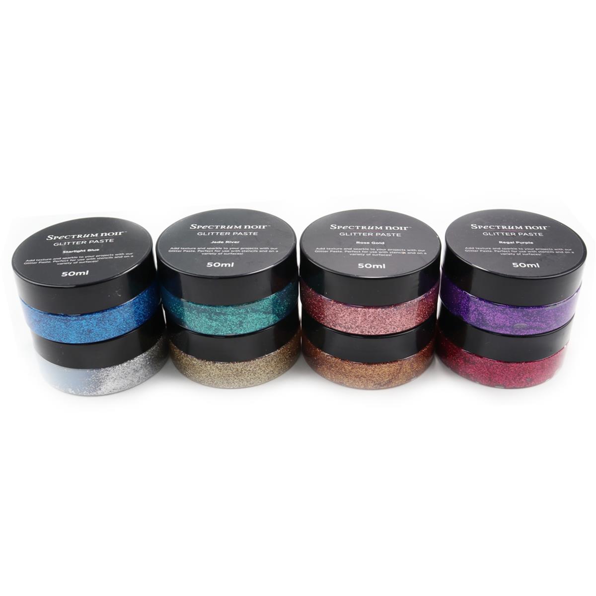 Spectrum Noir Glitter Paste 8 Piece Collection | HobbyMaker