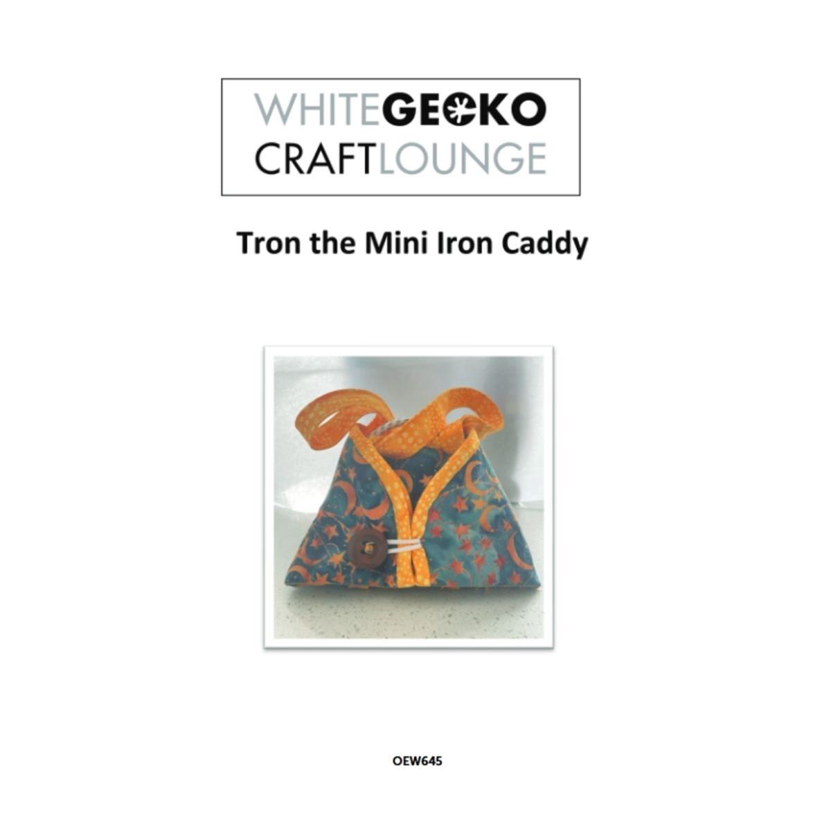 White Gecko Tron Mini Iron Caddy Pattern | SewingStreet