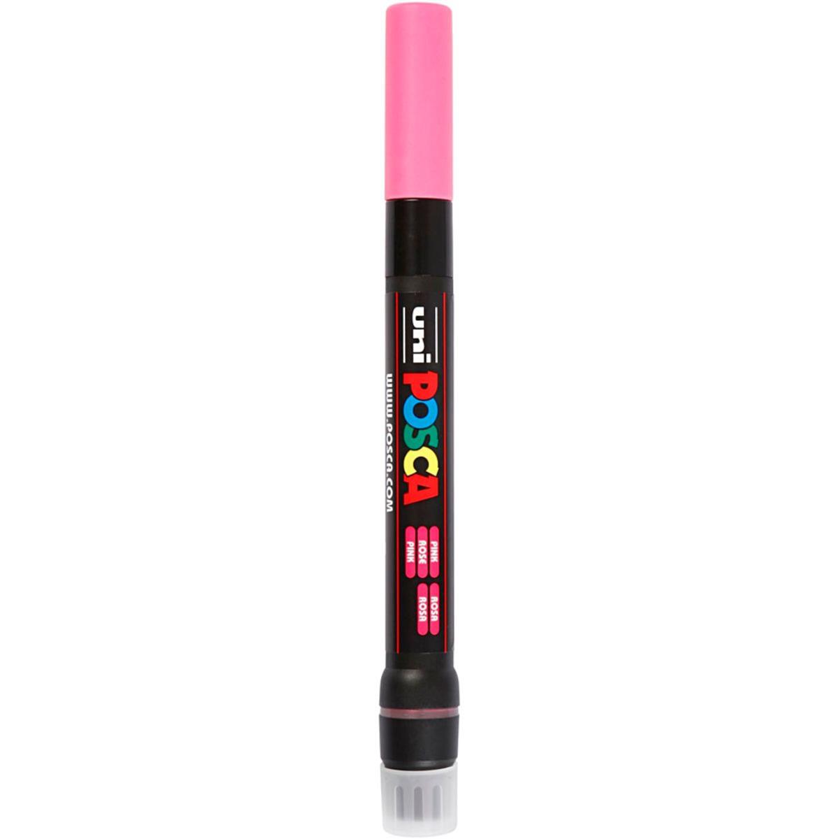 Posca Marker, pink, no. PCF350, line 1-10 mm, 1 pc | HobbyMaker