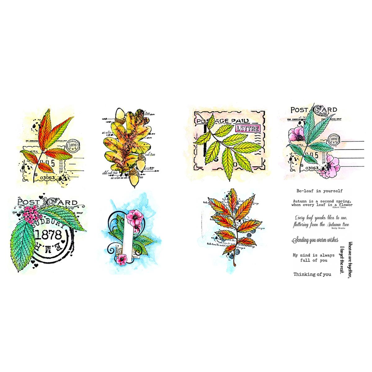 Personal Impressions Nature's Fall Stamp Complete Collection - Set 1 ...