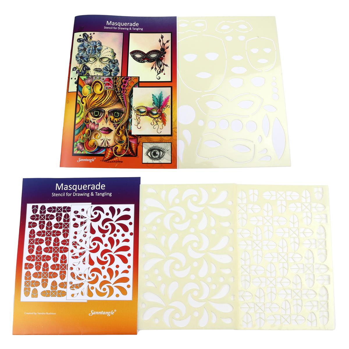 Masquerade Bundle - Inc; Stencil Set & Background Stencil | HobbyMaker