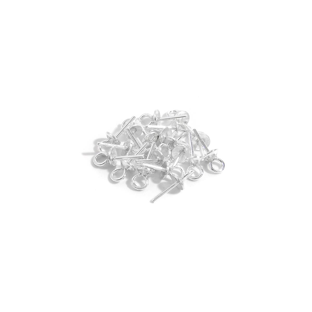 925 Sterling Silver Peg Bundle, 3x5.5mm, 20pcs | JewelleryMaker