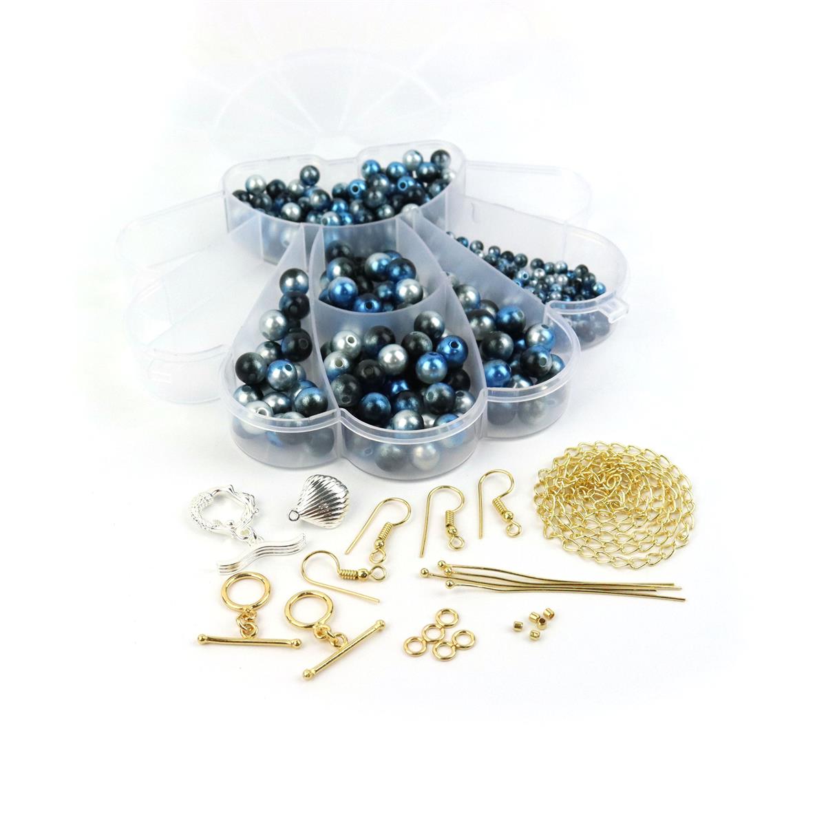 Aquata- Silver Plated Base Metal Mermaid Clasp, Shell Clasp & Shell ...