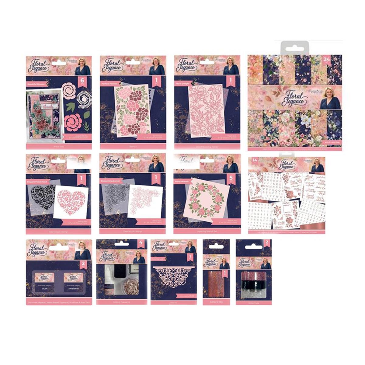 Crafters Companion- Sara Signature Floral Elegance Mixed Selection ...