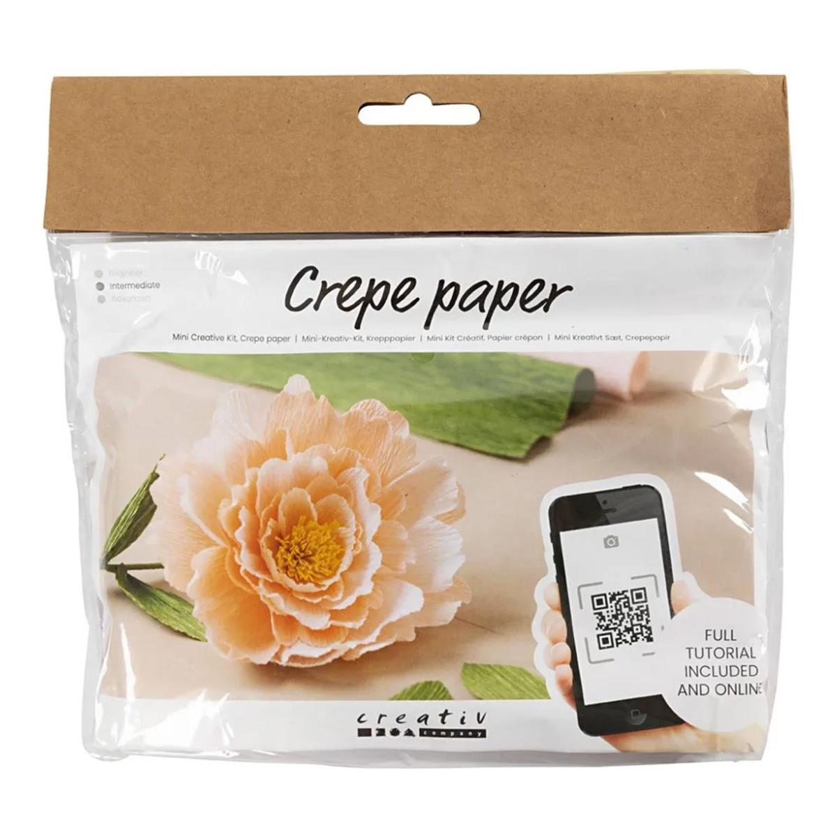 Mini Craft Crepe Paper Kit - Peony 105g | HobbyMaker