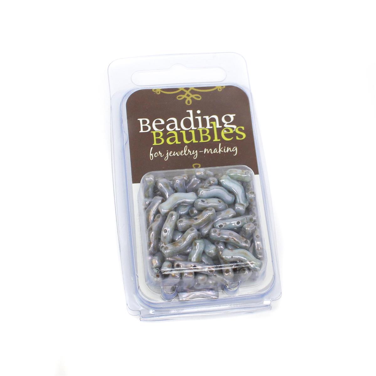 Bridge Beads - Lazure Blue 3x12mm (20GM) | JewelleryMaker