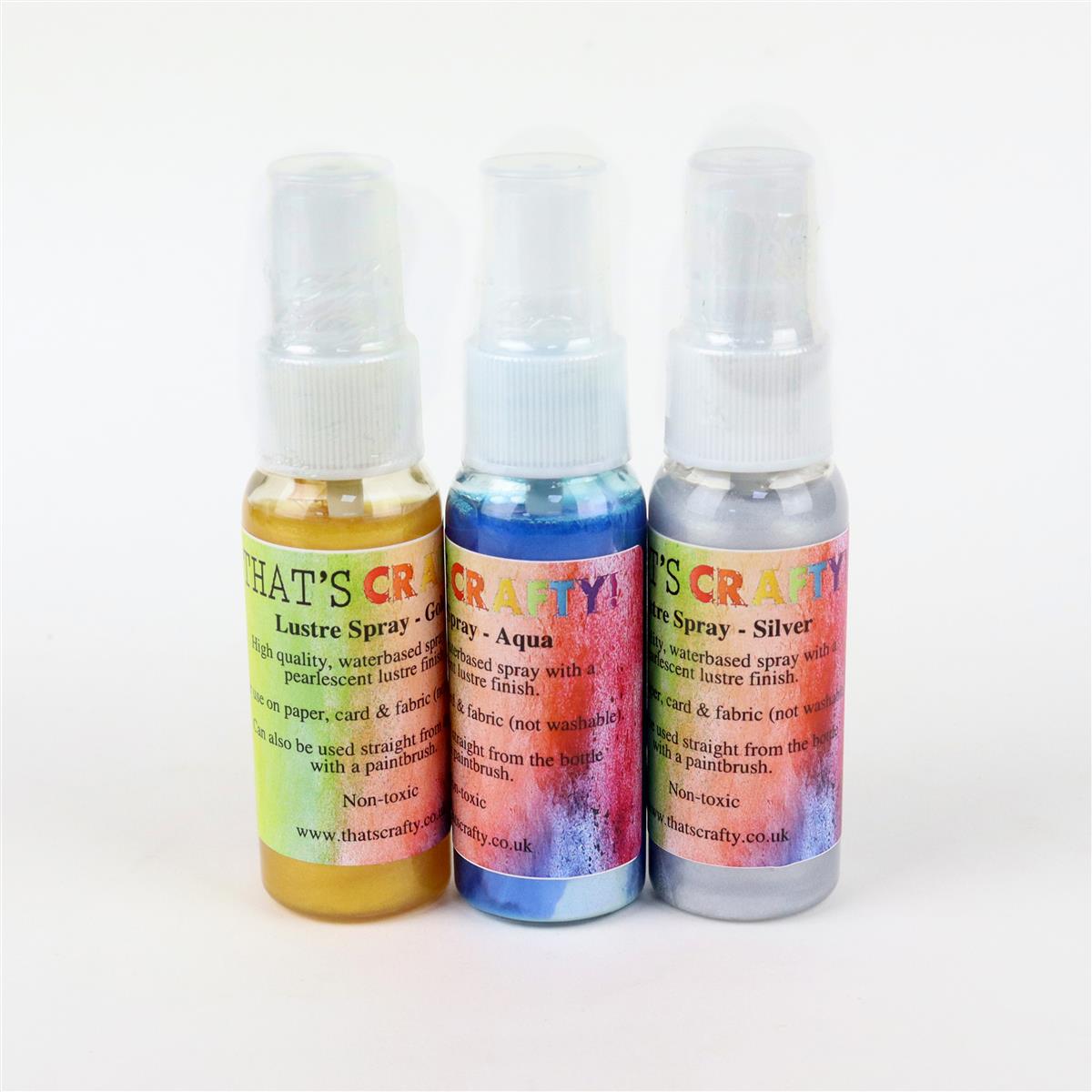 That's Crafty! Lustre Sprays Set - Set 2 | HobbyMaker