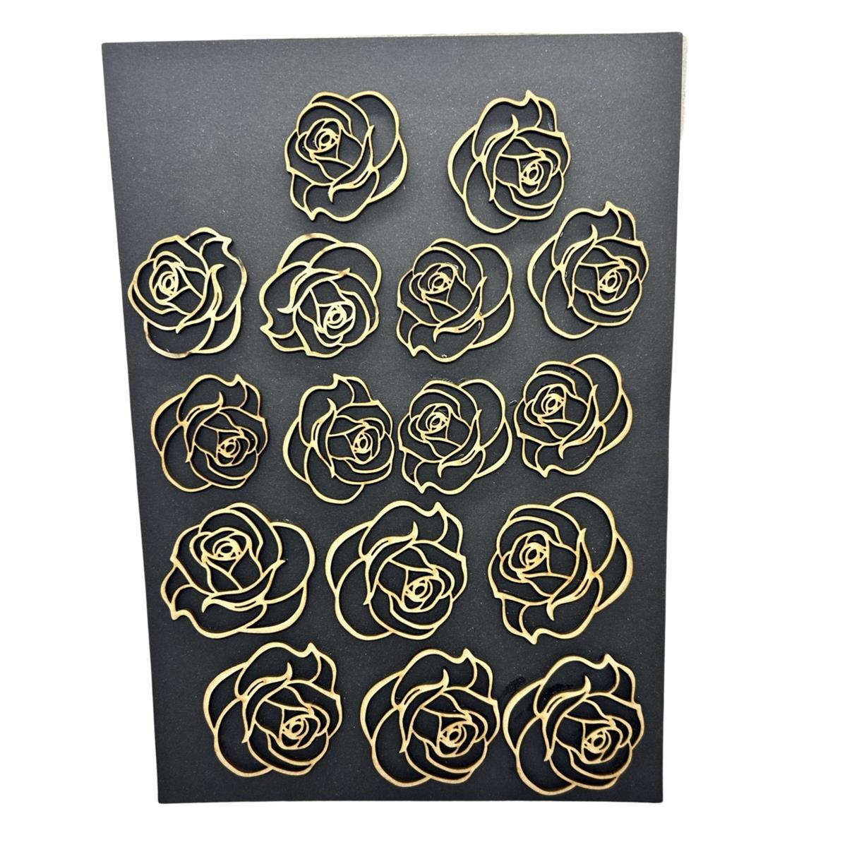 MDF Roses embellishments | HobbyMaker