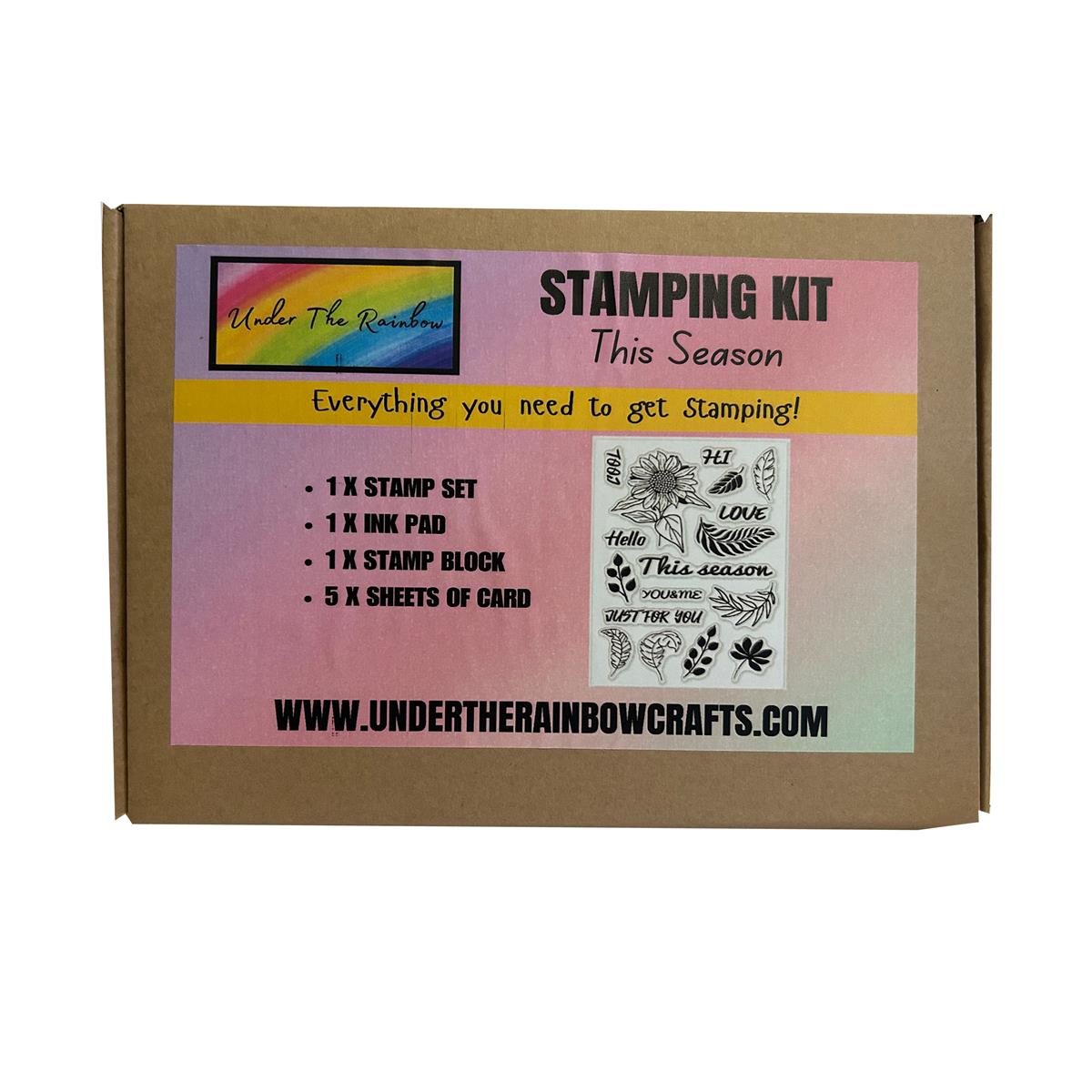 Under The Rainbow This The Season Stamp Starter Kit | HobbyMaker